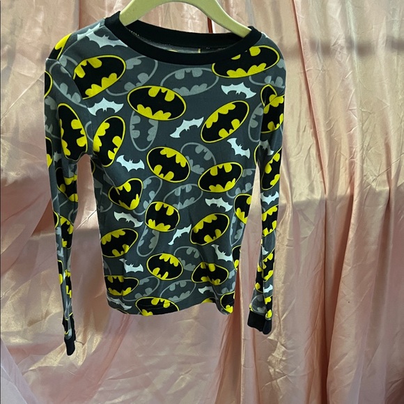 Marvel | Pajamas | Batman Kids Pajama Top Gray And Yellow | Poshmark